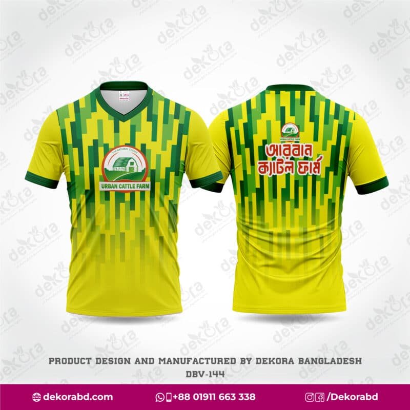 Sublimation Jersey Design Yellow With Affordable Price In BD